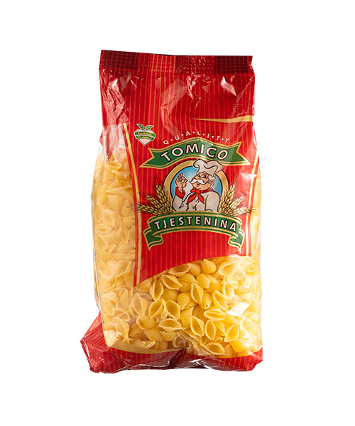 Tomico tjestenina - školjka 400gr - Fructa Trade